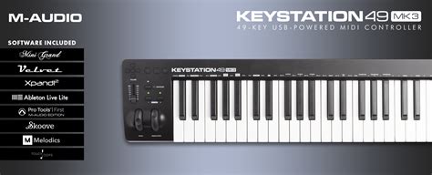 M Audio Keystation 49 Mk3 49 Key Keyboard Controller Feeling Jazz