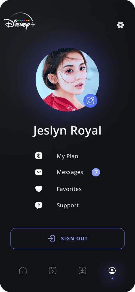 Disney｜ Ux Ui Design App Behance