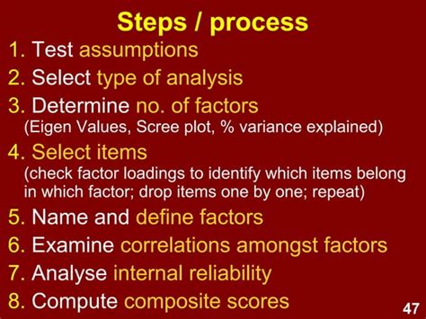 Exploratory Factor Analysis Odp Science