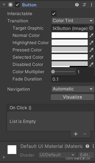 Unity——ui的交互unity 委托 Ui Csdn博客