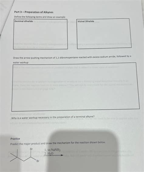 Part 1 Nomenclature Types Of Alkynes Draw