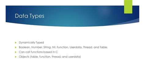 What Is Lua Brandon Burgess Csc Ppt Download