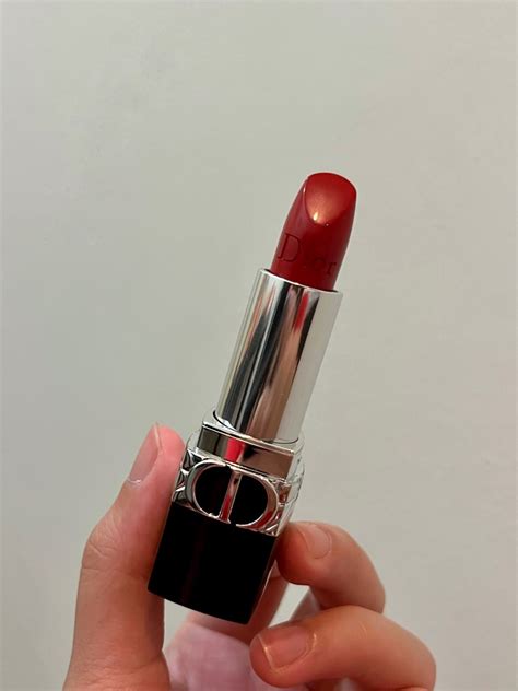 Rouge Dior Couture Colour Lipstick Shade 999 Satin Beauty And Personal