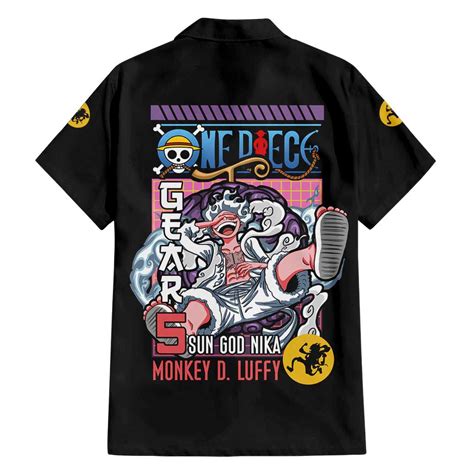 Gear 5th Luffy One Piece Hawaiian Shirt Anime V2 Unique Anime Apparel