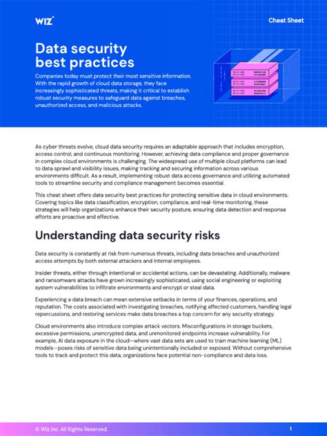 Data Security Best Practices Pdf Security Computer Security