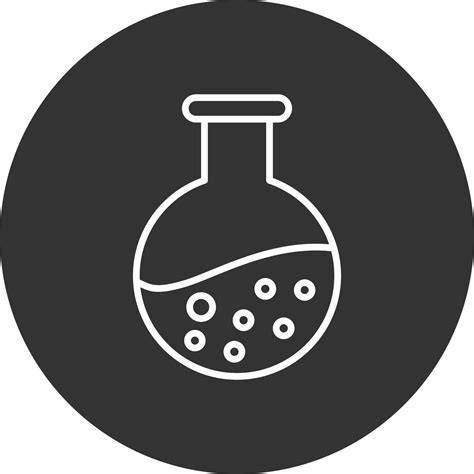 Flask Line Inverted Icon 9891657 Vector Art At Vecteezy