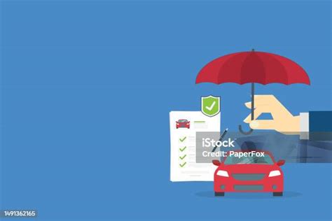 자동차 보험 문서 보고서 자동차 아이콘 차량 금융 자동차 대리점 법률 거래로 승인 된 종이 계약 체크리스트 또는 대출 체크 마크 양식 목록 가입서에 대한 스톡 벡터 아트 및
