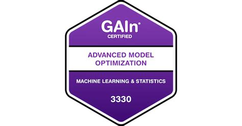 3330 advanced model optimization credly