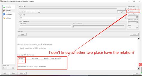 i can t execute egsnrc applications from egs gui please help me · nrc