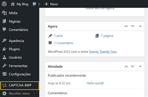 Como Configurar O Captcha No WordPress
