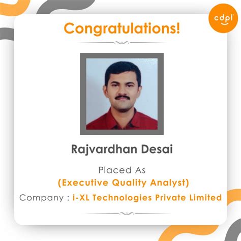 Cinute Digital Pvt Ltd On Linkedin Latepost Cdpl Careerready Success Stories Jobready