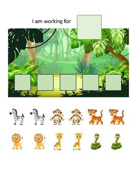 Animal 5 Token Board By Noah Smith Tpt
