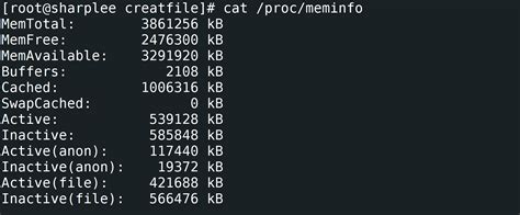 如何查看linux的内存使用率 Hackerman 博客园
