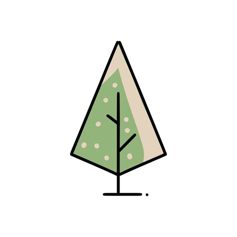 Spruce Tree Simple Icon 54615099 PNG