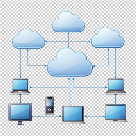 Cloud Computing Flowchart Psd High Quality Free Psd Templates For