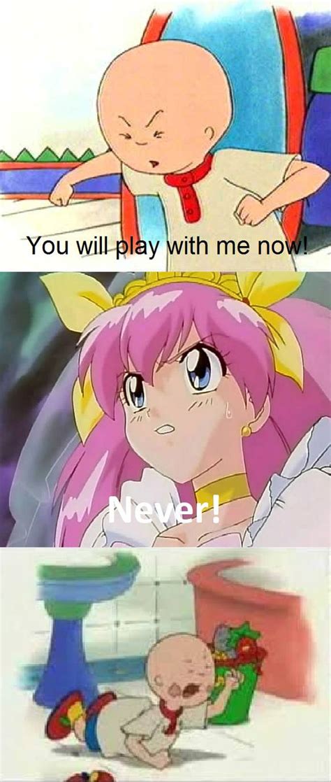 Wedding Peach Says No To Caillou By Supremevincent2022 On Deviantart