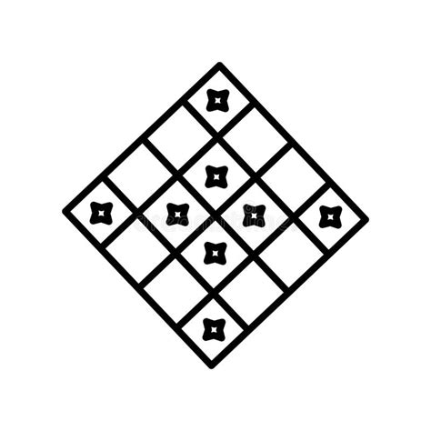 Rosary Icon Vector Isolated On White Background Rosary Sign Thin Line Design Elements In