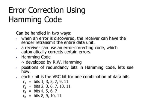 Error Detection And Correction Ppt Download