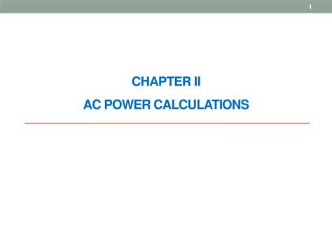 SOLUTION Ac Power Calculations Studypool