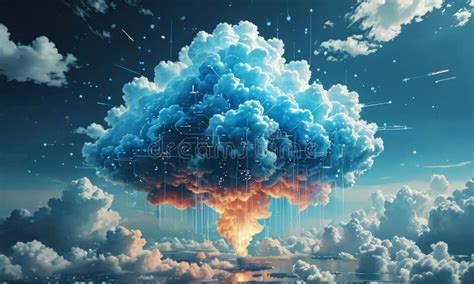 Cloud Computing Is The Future Cloud Computing Stock Image Image Of Enhanced Cloud 330629589