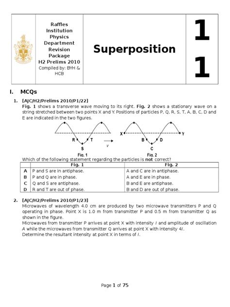 11 Superposition Pdf Diffraction Interference Wave Propagation