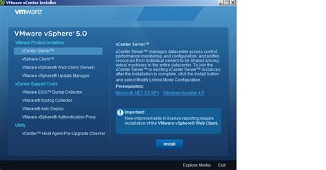 Cloud Computing Vsphere Client Installation For Accessing VCenter Server And Hypervisor
