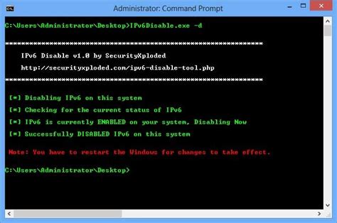 Ipv6 Disable Tool Command Line Software To Enable Or Disable Ipv6 On