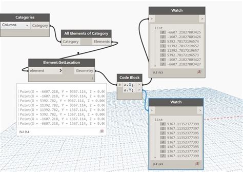 filtering x y points dynamo