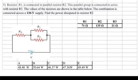 Solved Resistor Rl Is Connected In Parallel Resistor R Chegg Com