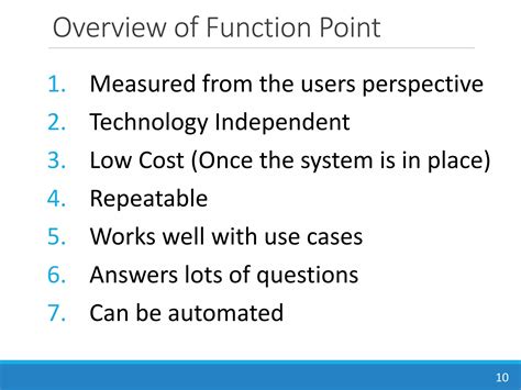Function Point Analysis Pptx