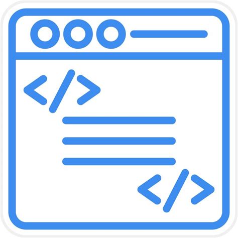 Premium Vector Vector Design Coding Language Icon Style