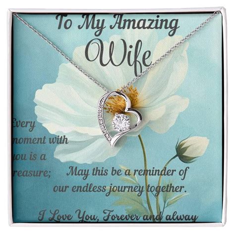 Romantic T For Wife Wife Birthday T Ideas Necklace Necklace For