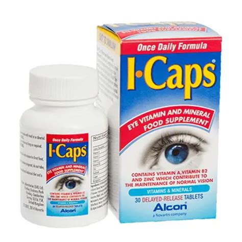 Buy Icaps Tablets Eye Vitamin And Minerals 30 Tablets Dock Pharmacy