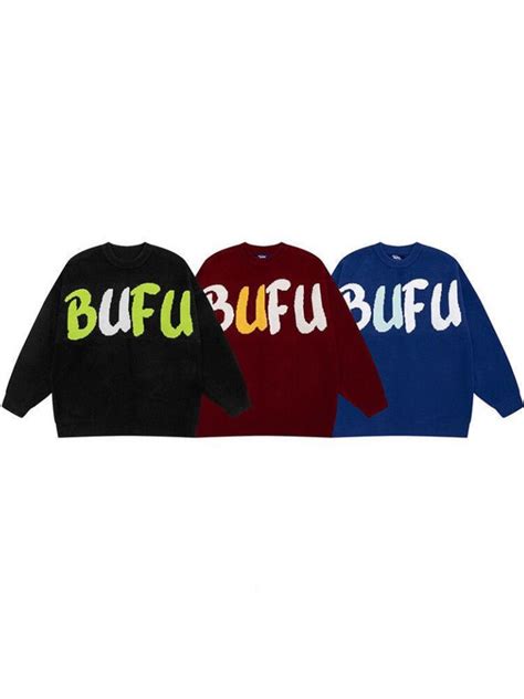 Badu Bg Есен и зима Нов оригинален пуловер Klein Син свободен пуловер Мъжки и дамски трикотаж за