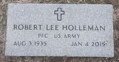 Robert Lee Holleman Sr 1935 2015 Find A Grave Memorial