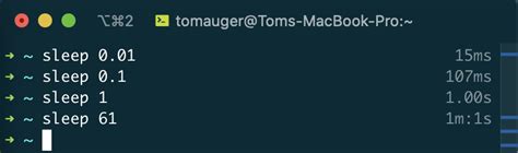 Display Command Duration In Zsh Tom Auger
