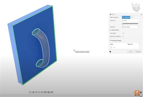 How To Turn Surface Models Into Solid Bodies In Autodesk Fusion