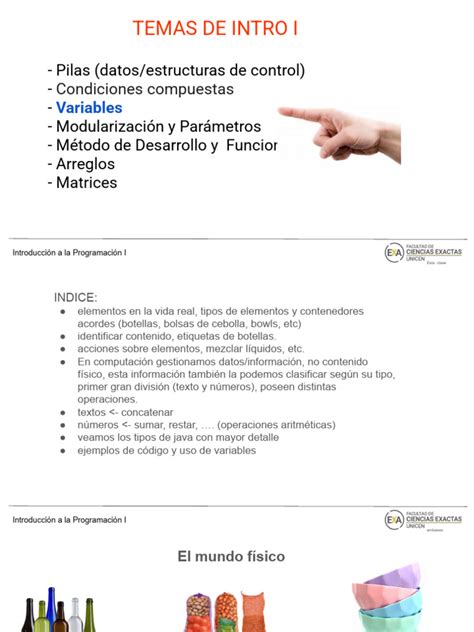 Clase4 Variables Pdf Poco Java Lenguaje De Programación