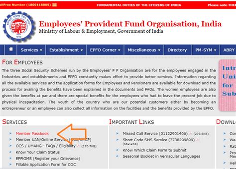 How To Check PF Balance Online Via Epfindia Gov In Onlineservicess