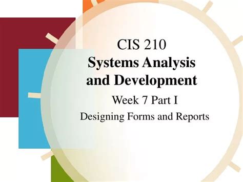 ppt cis 210 systems analysis and development powerpoint presentation