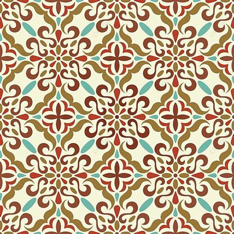 Traditional Seamless Pattern Style Plant Scroll Vector Style Plant Scroll Png And Vector With