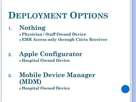 Ppt Mobile Device Deployment Ipads And Boyd Policy Powerpoint Presentation Id