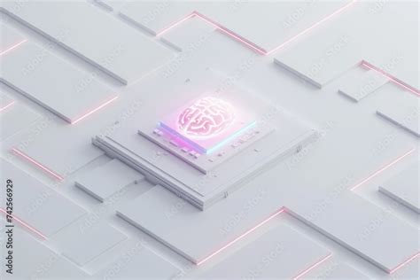 Ai Brain Chip Chip Artificial Intelligence Testing Human Working