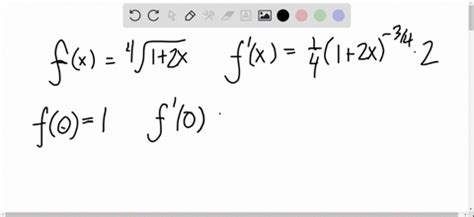 Solved Verify The Given Linear Approximation At A Then Numerade