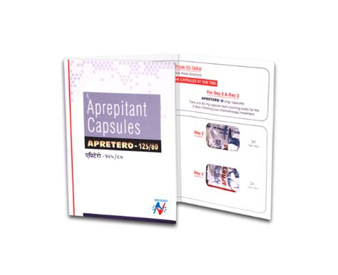 Aprepitant 125mg80mg Capsule Apretero Ddk Healthcare