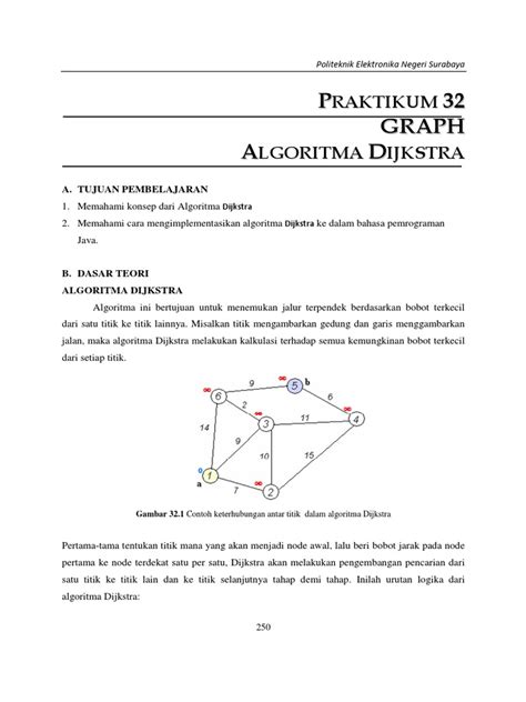 Praktikum 32 Algoritma Dijkstra Pdf Komputer