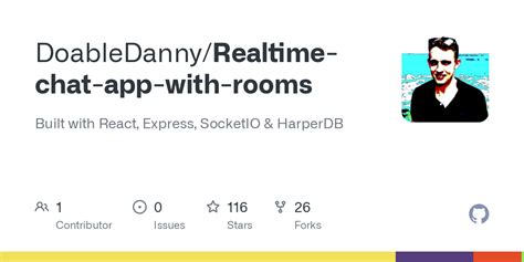 Github Doabledannyrealtime Chat App With Rooms Built With React