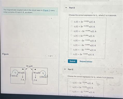 Solved The Magnetically Coupled Coils In The Circuit Seen In