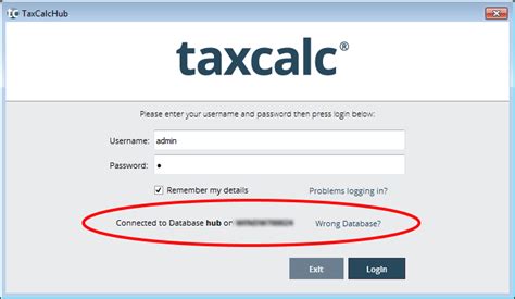 Switching Databases Within Taxcalc Knowledge Base Taxcalc