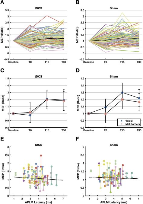 Effects On Cortical Excitability N ¼ 59 A B Individual Colored